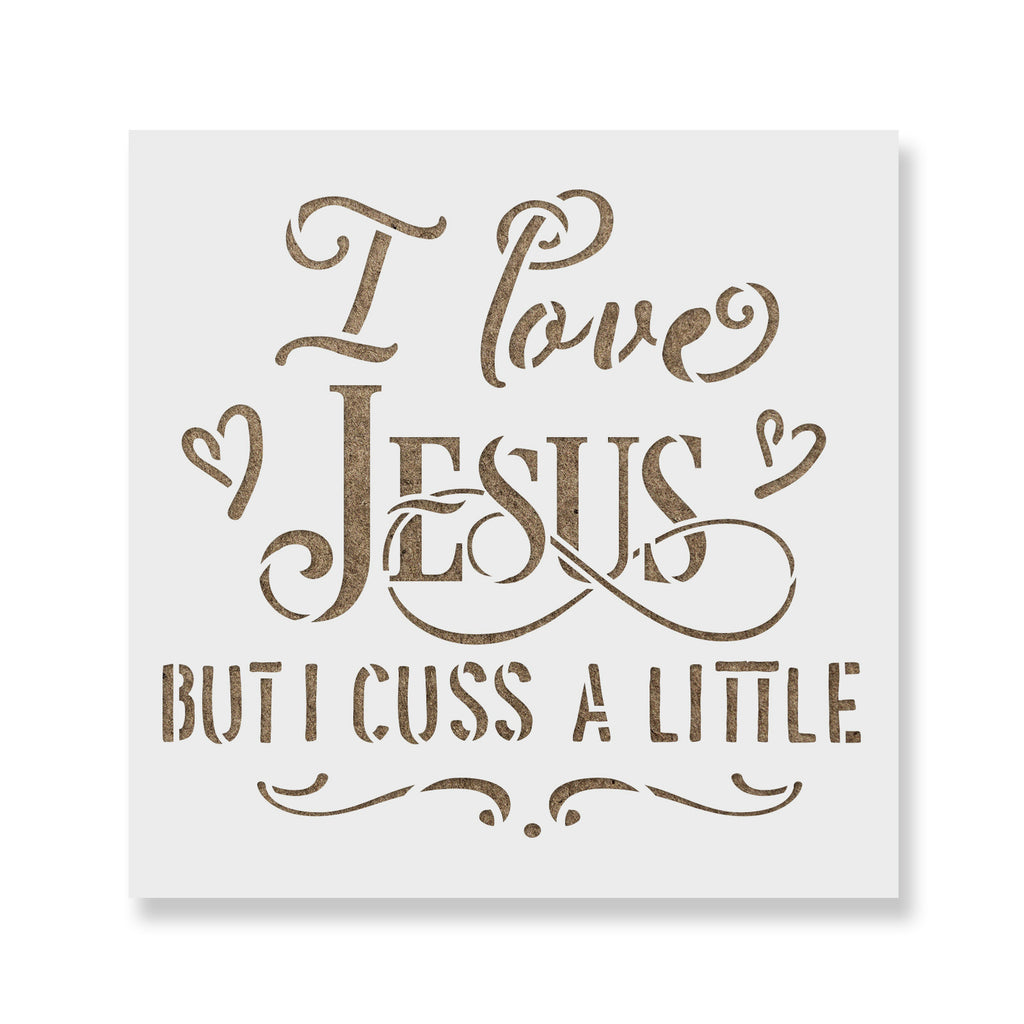 Jesus Stencil for Painting – Stencil of Jesus Christ for Religious DIY ...