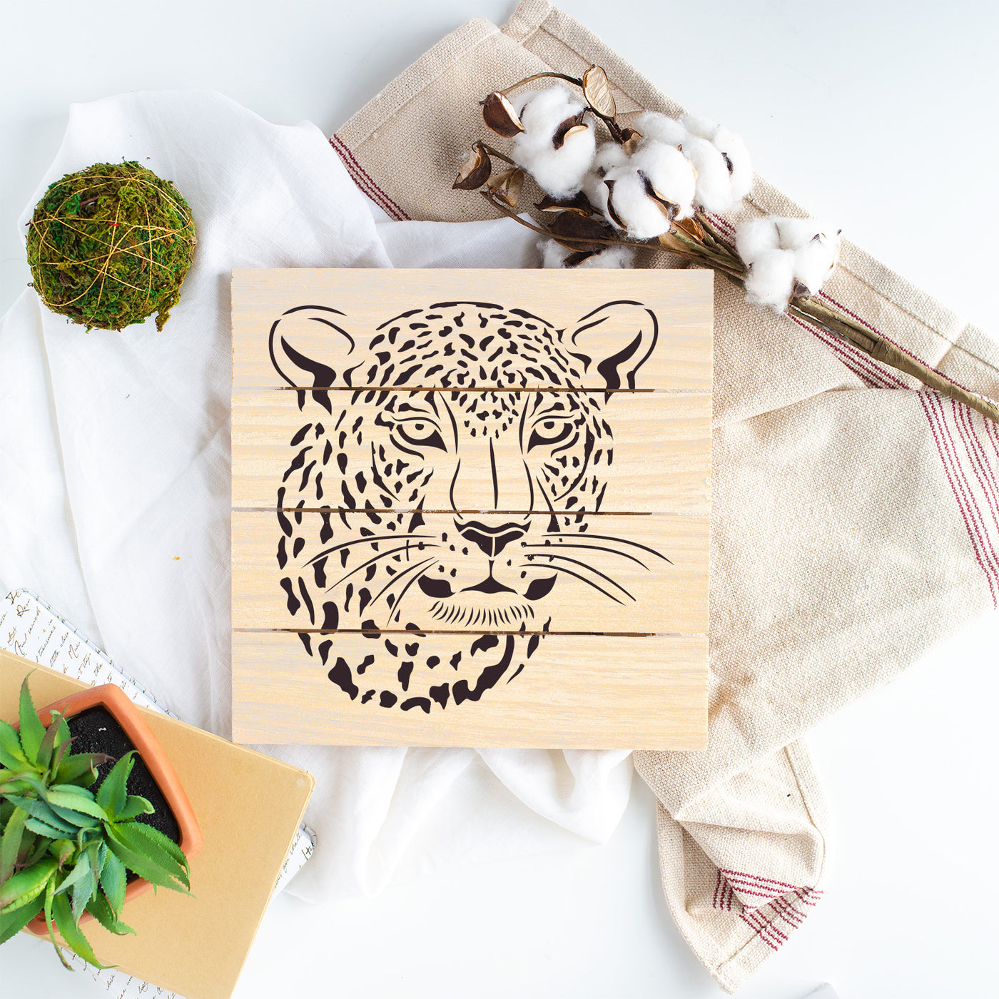 Jaguar Head Stencils - Stencil Revolution
