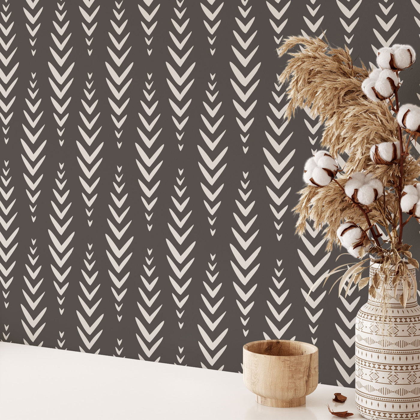 Jambo Dash Pattern Wall Stencils - Stencil Revolution