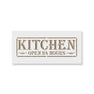 Kitchen Opening Hours Stencils - Stencil Revolution