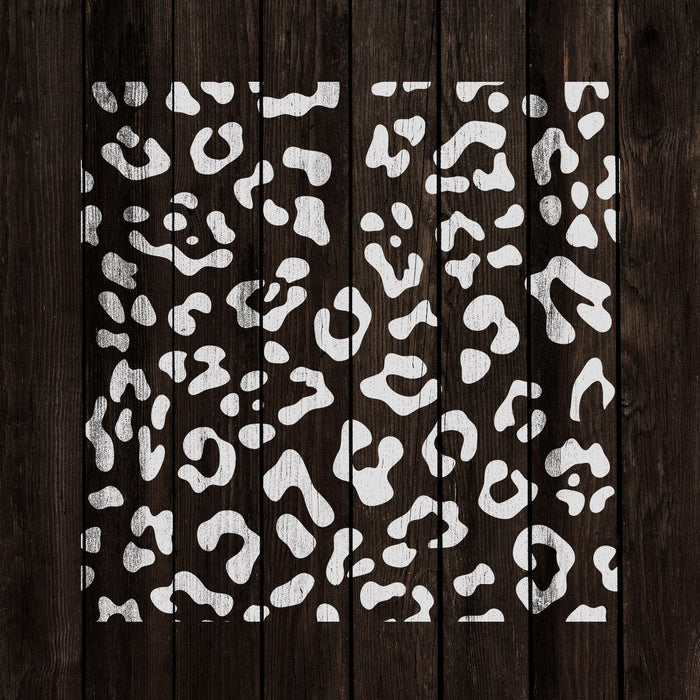 Leopard Print Stencil - Plastic Leopard stencils designs at great prices