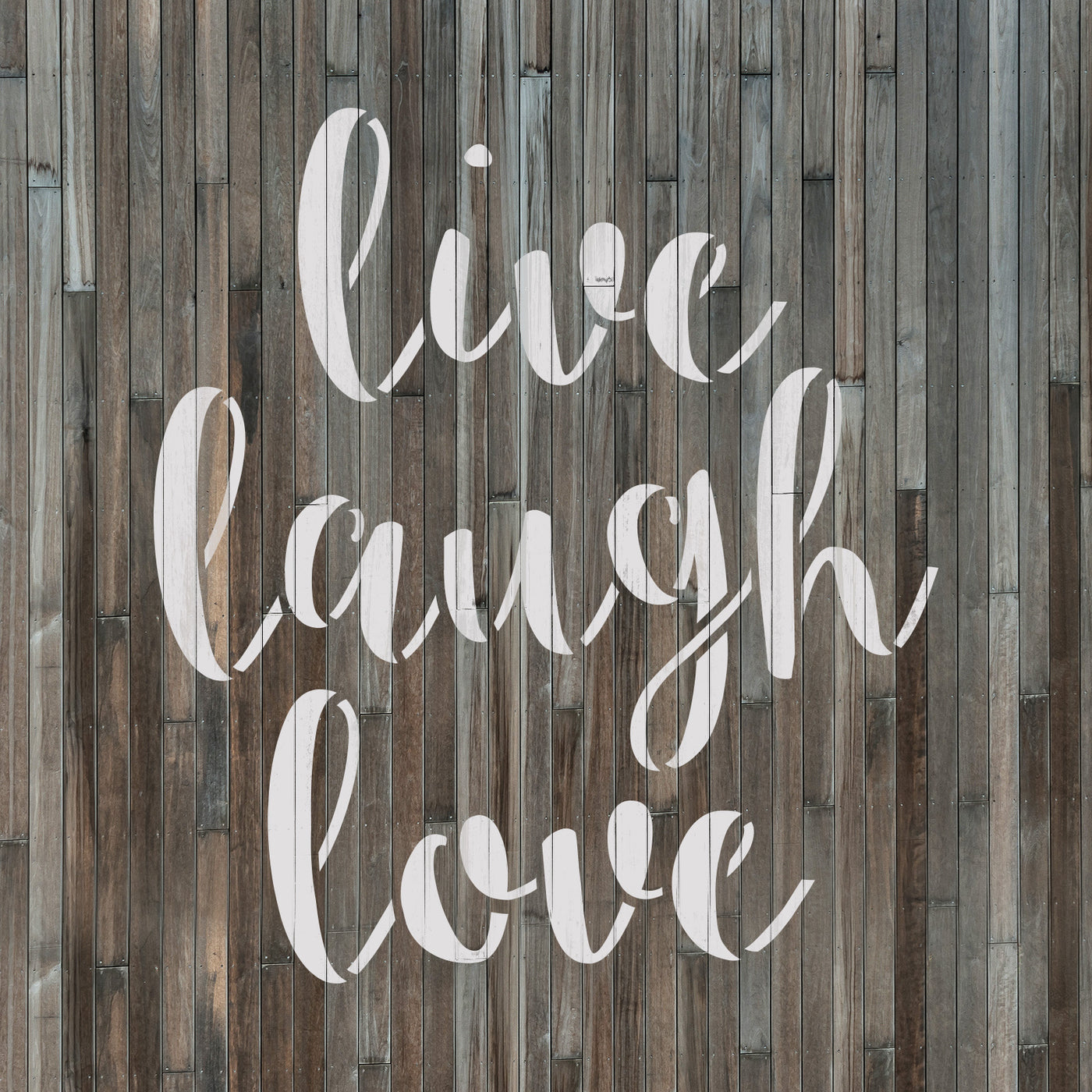 Live Laugh Love Stencil for Painting DIY Wood Signs