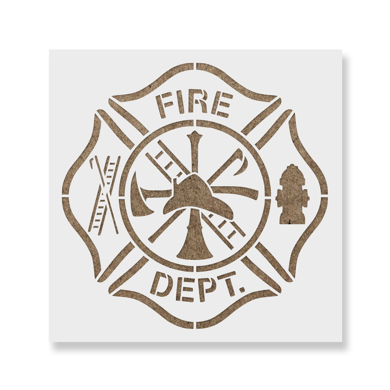 Fire Department Maltese Cross Outline Firefighters Maltese Cross