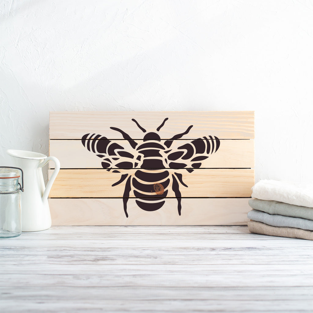 Mandala Bumble Bee Stencils - Stencil Revolution