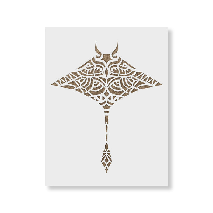 Manta Ray Stencils - Stencil Revolution