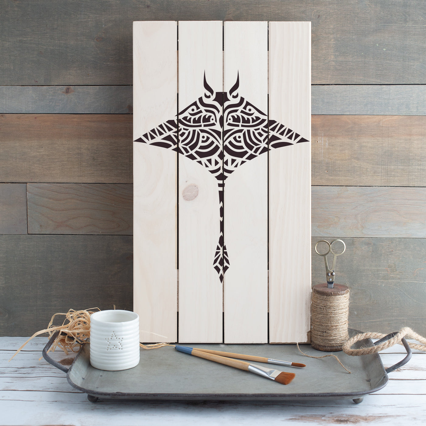 Manta Ray Stencils - Stencil Revolution