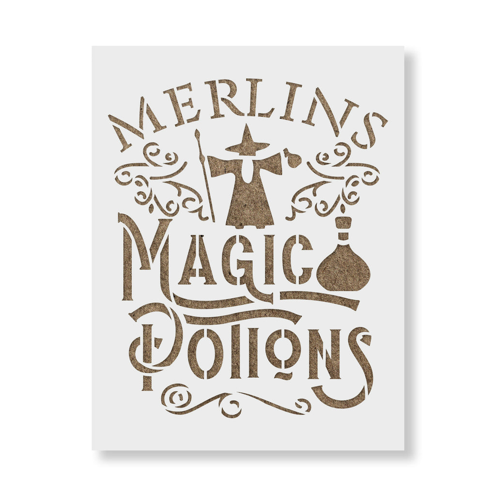 Merlins Magic Shop Stencils - Stencil Revolution