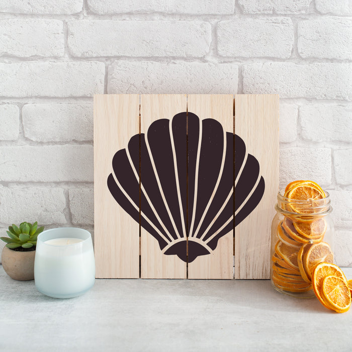 Mermaid Shell Stencils - Stencil Revolution