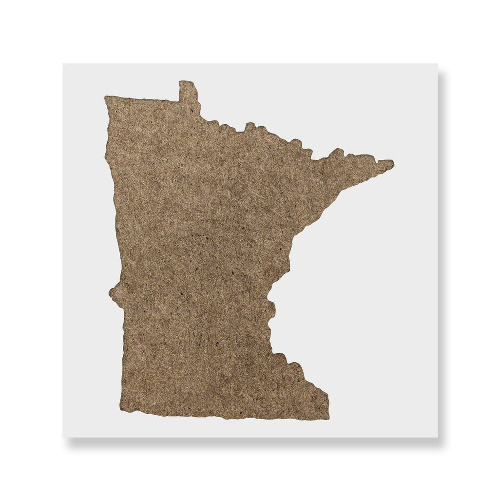 Minnesota State Stencil, Stencils for the perfect Minnesota craft design