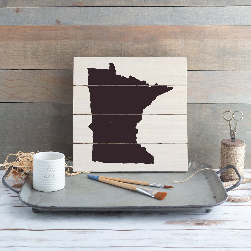 Minnesota State Stencil, Stencils for the perfect Minnesota craft design