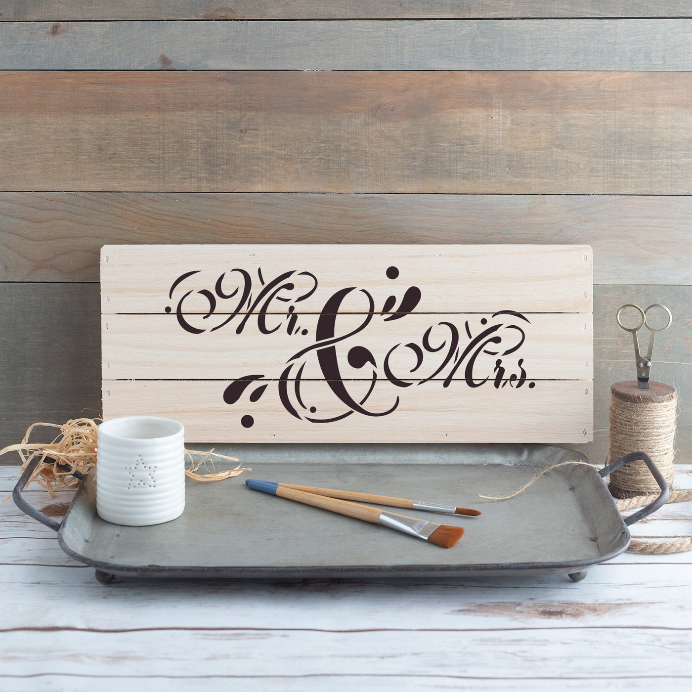 Mr And Mrs Stencil, American made stencils for affordable prices!