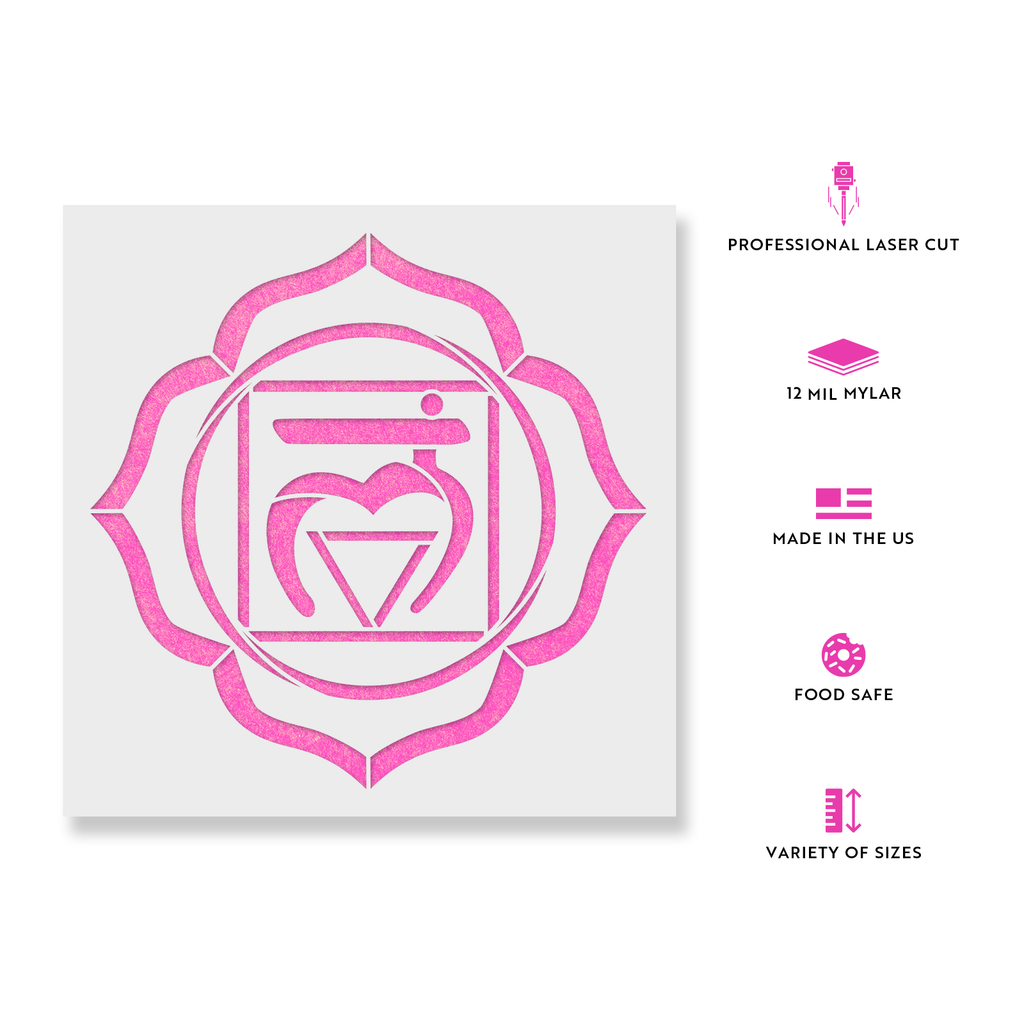 Muladhara Root Chakra Stencil