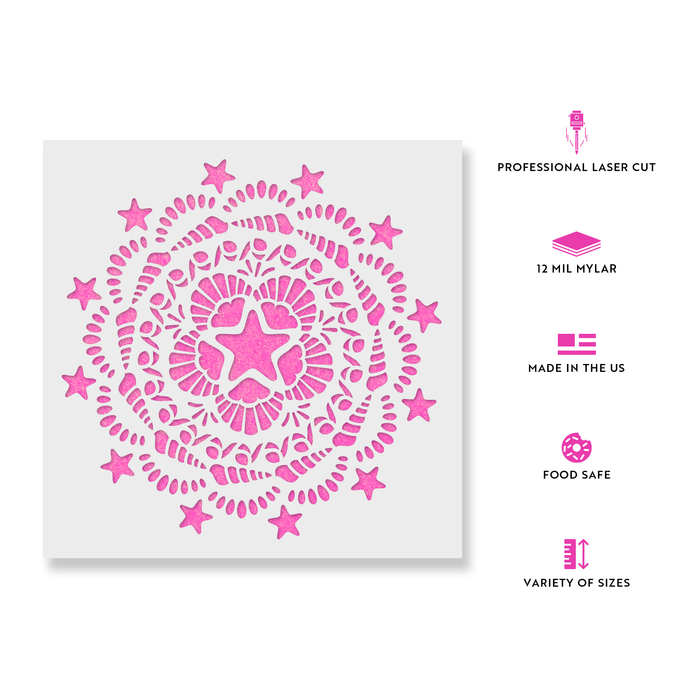 Nautical Mandala Stencils - Stencil Revolution