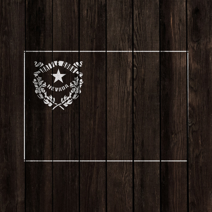 Nevada State Flag Stencil for Crafting & DIY