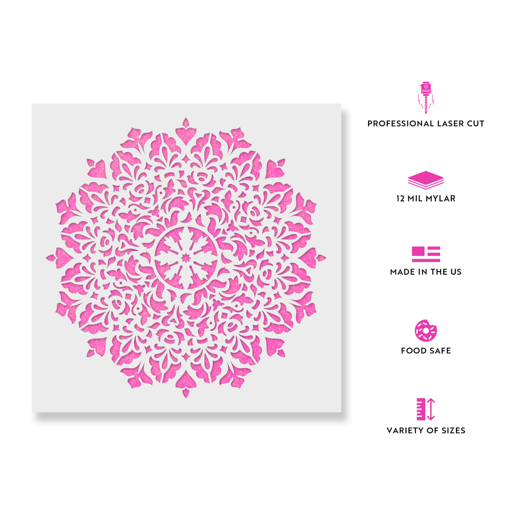 Neve Mandala Stencils - Stencil Revolution