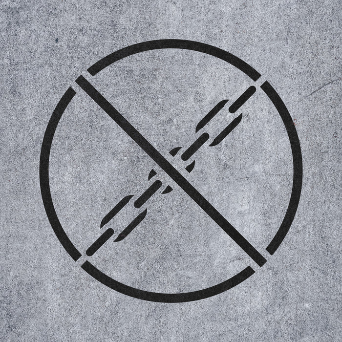 No Lifting Symbol Stencils - Stencil Revolution