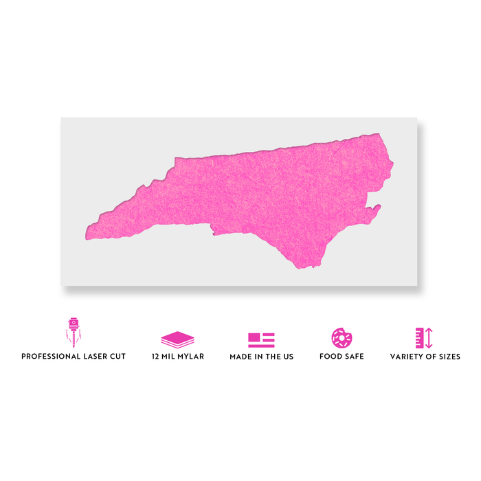 North Carolina State Stencils - Stencil Revolution