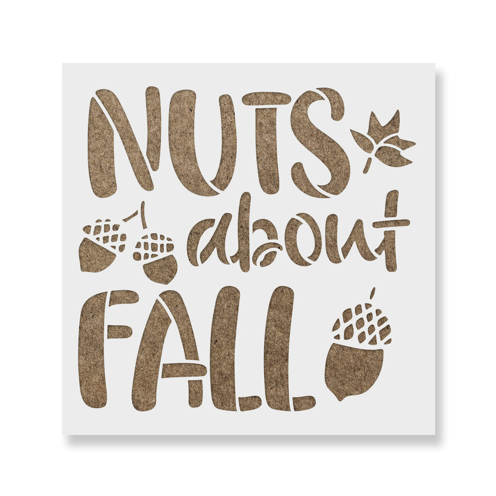 Nuts About Fall Stencils - Stencil Revolution