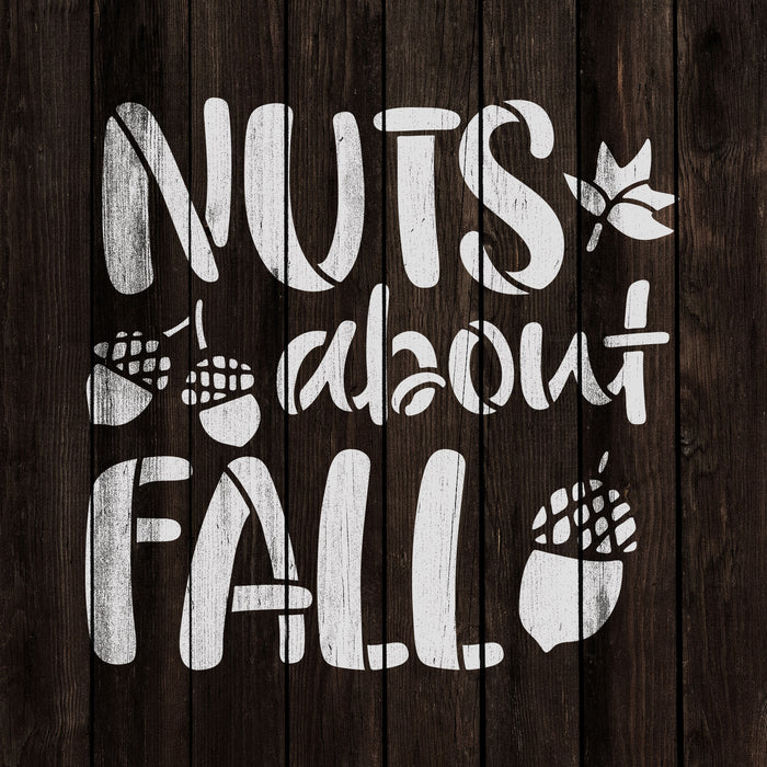 Nuts About Fall Stencils - Stencil Revolution