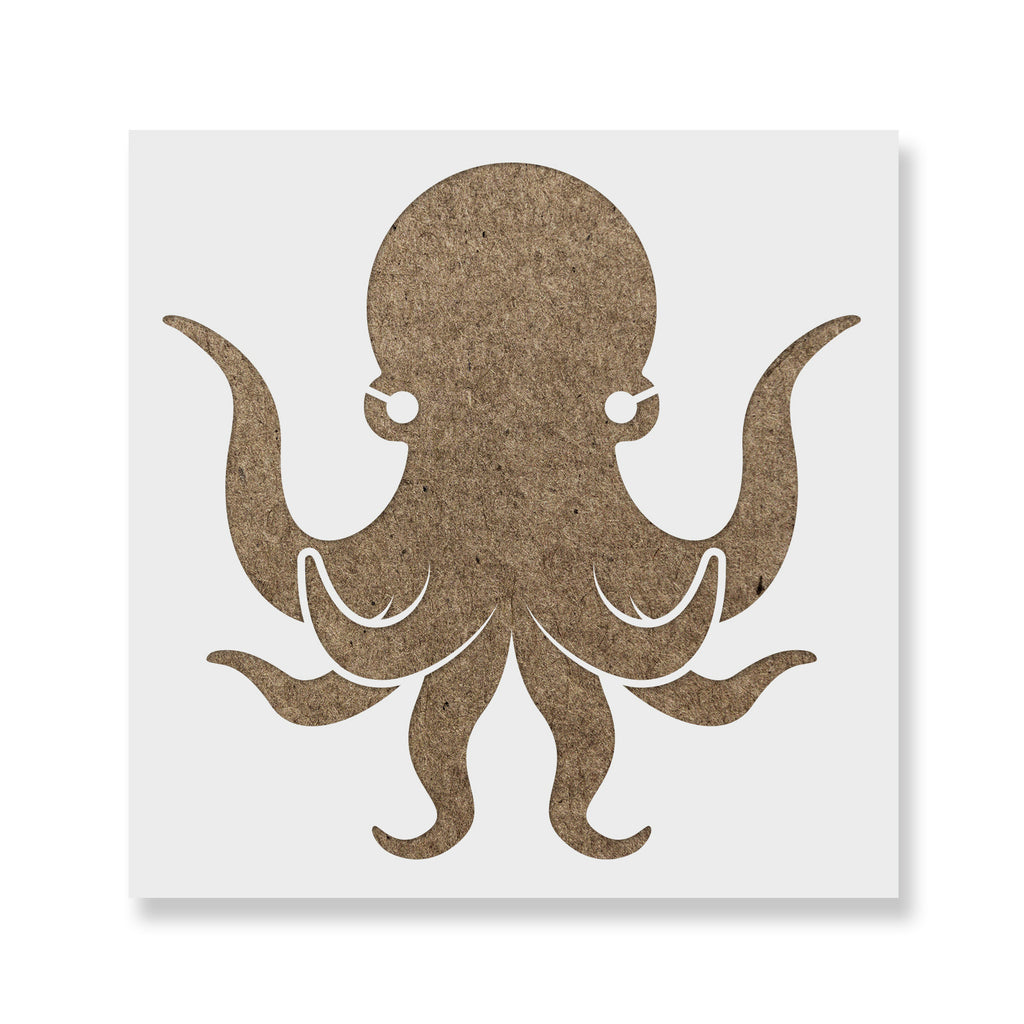 Octopus Stencil Pattern Octopus Stencil | Ideal Stencils