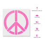 Peace Sign Stencil, Stencils of a Peace Sign Symbol