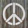 Peace Sign Stencil, Stencils of a Peace Sign Symbol