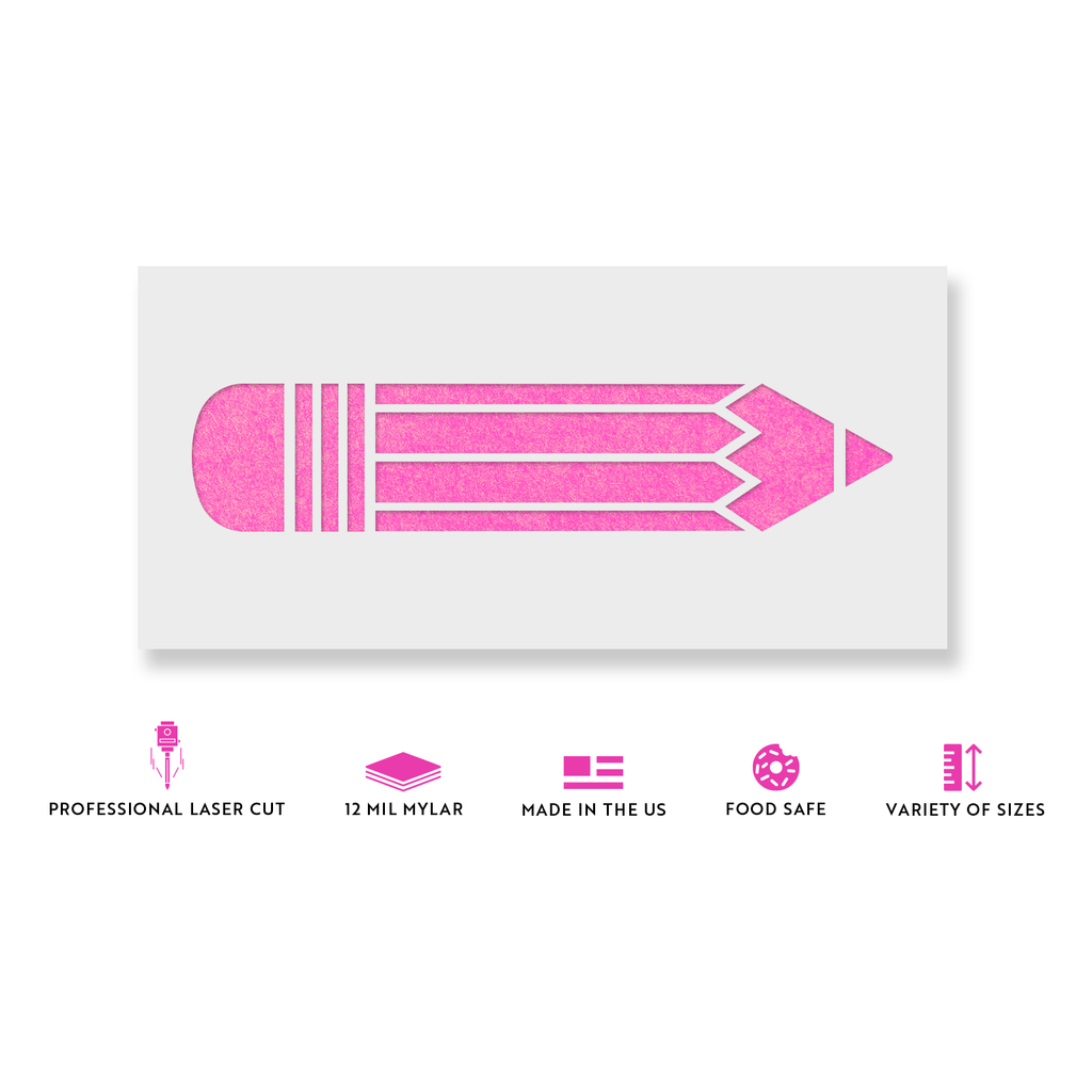 Pencil Craft Stencils - Stencil Revolution