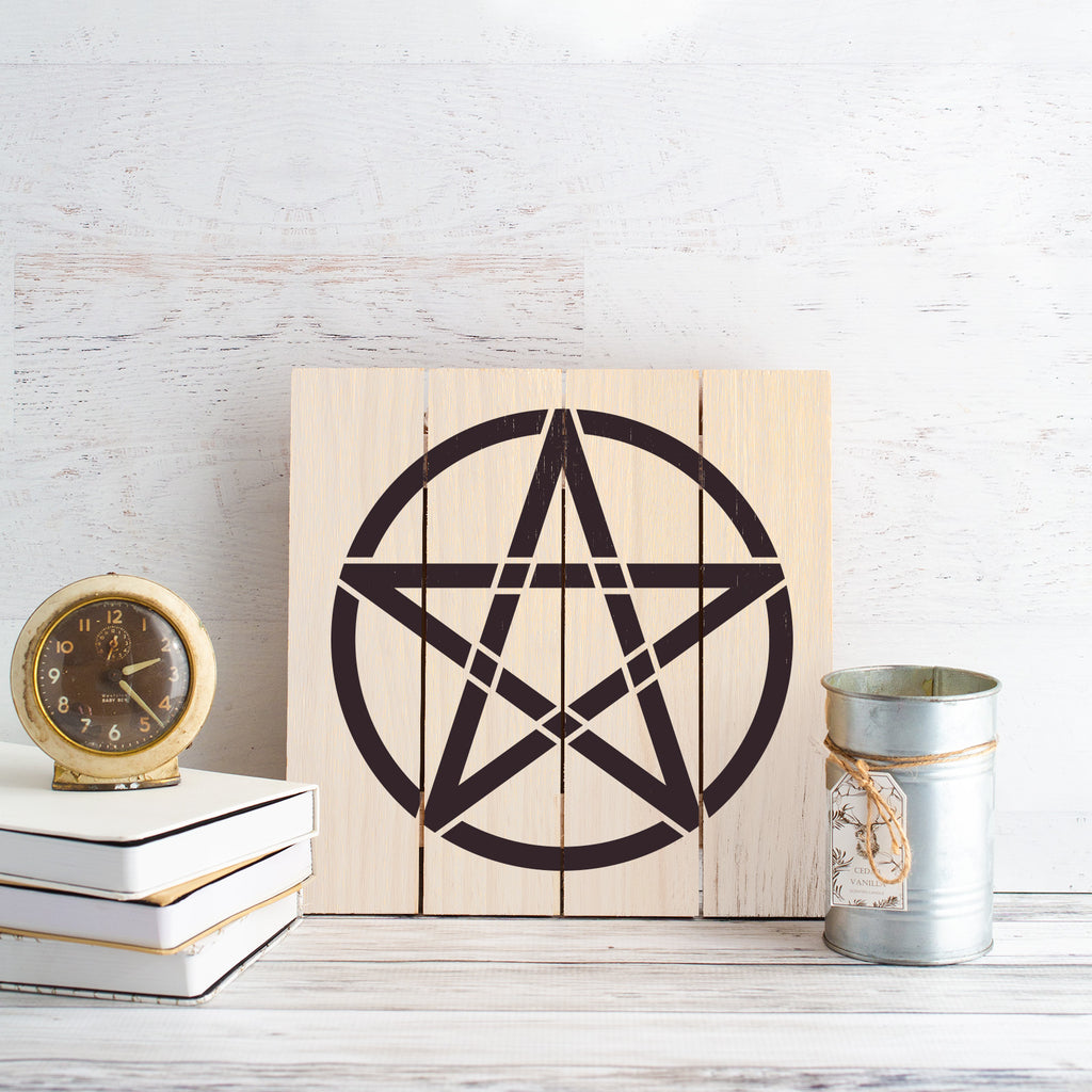 Pentagram Stencils - Stencil Revolution