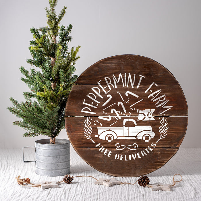 Peppermint Farm Stencils - Stencil Revolution