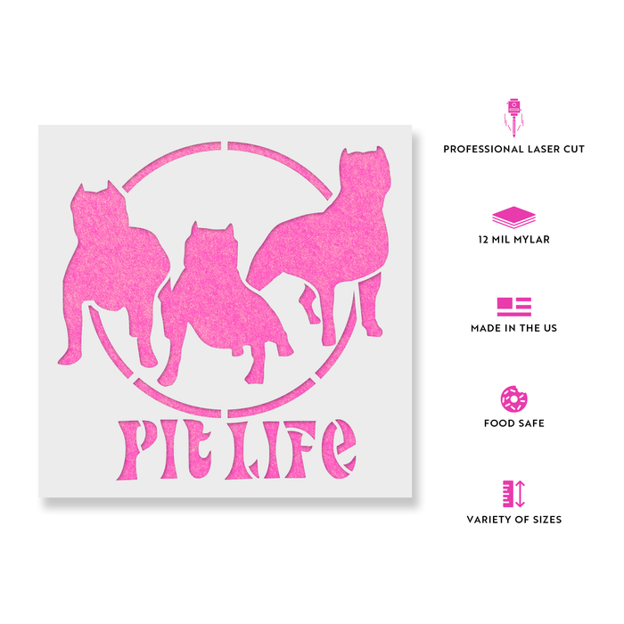 Pit Life Stencils - Stencil Revolution