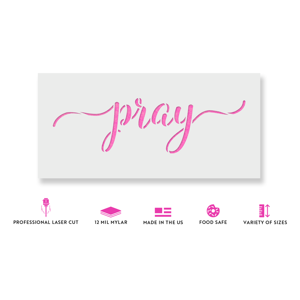 Pray Stencils - Stencil Revolution