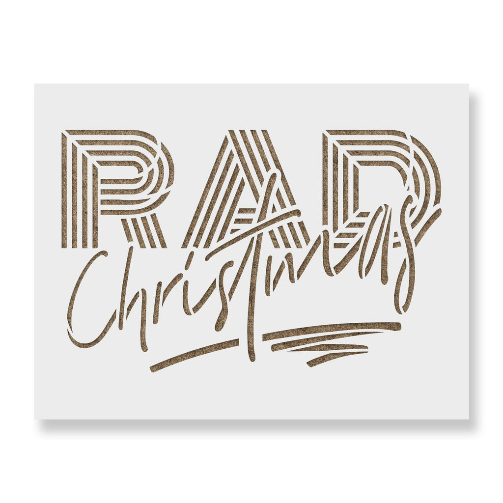 Rad Christmas Stencils - Stencil Revolution