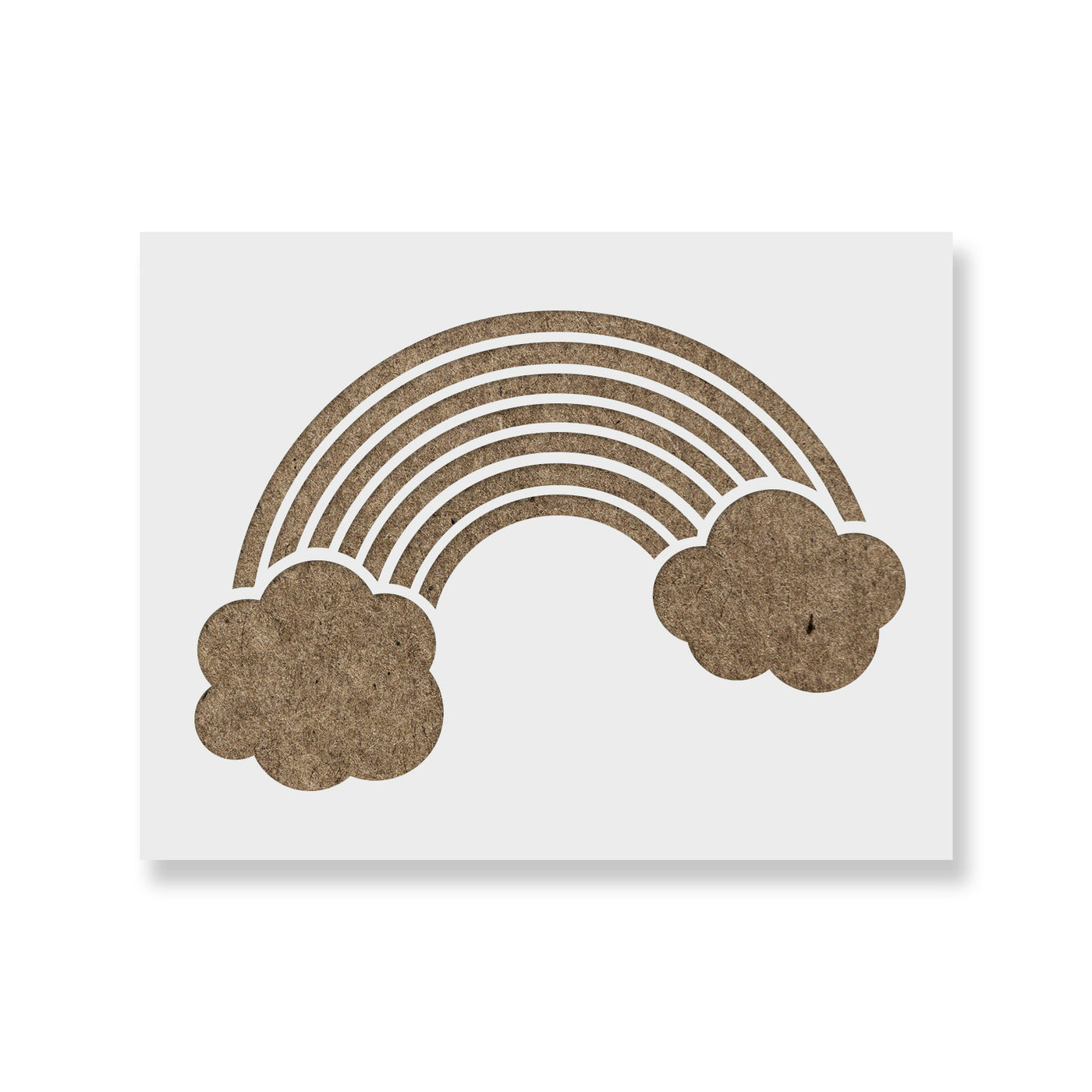 Rainbow Stencil, Crafting stencils or a rainbow laser-cut on mylar