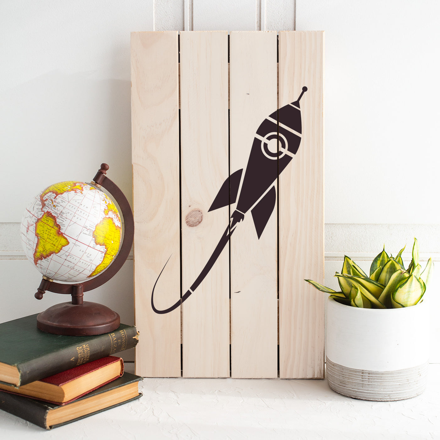 Rocket Ship Stencils - Stencil Revolution