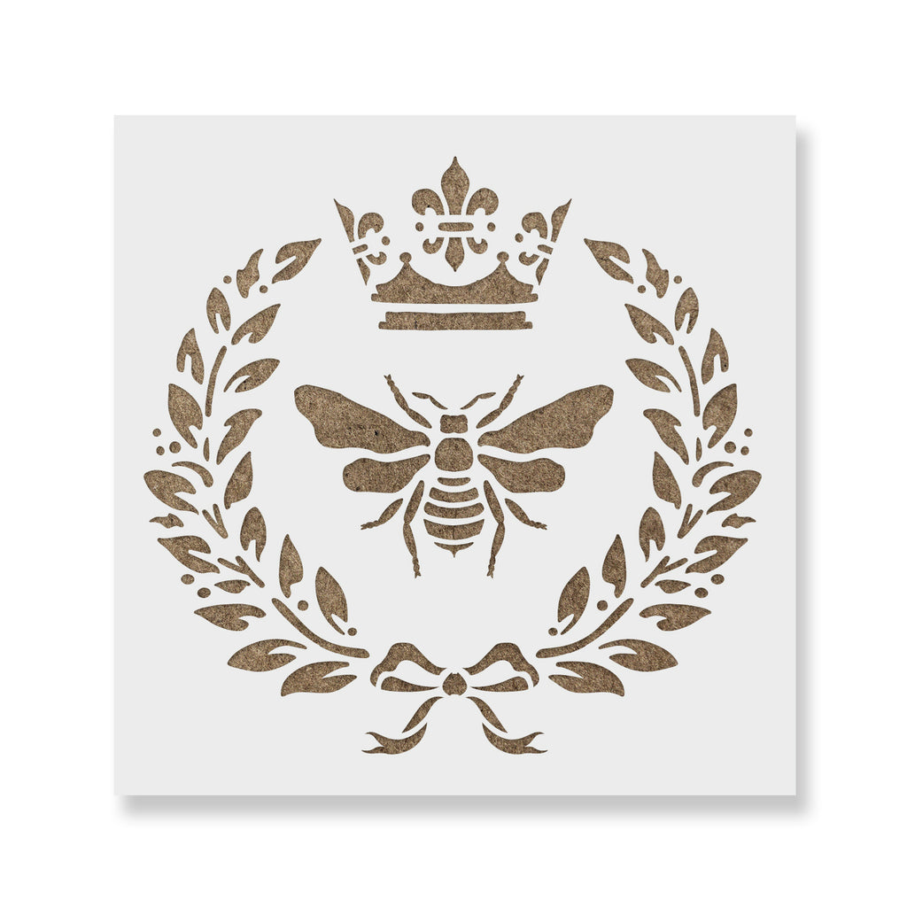 Royal Bee Stencil, Make a wonderful diy craft with a Bee design