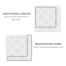 Runa Tile Stencil Available in Small and Large Sizes - Runa Design