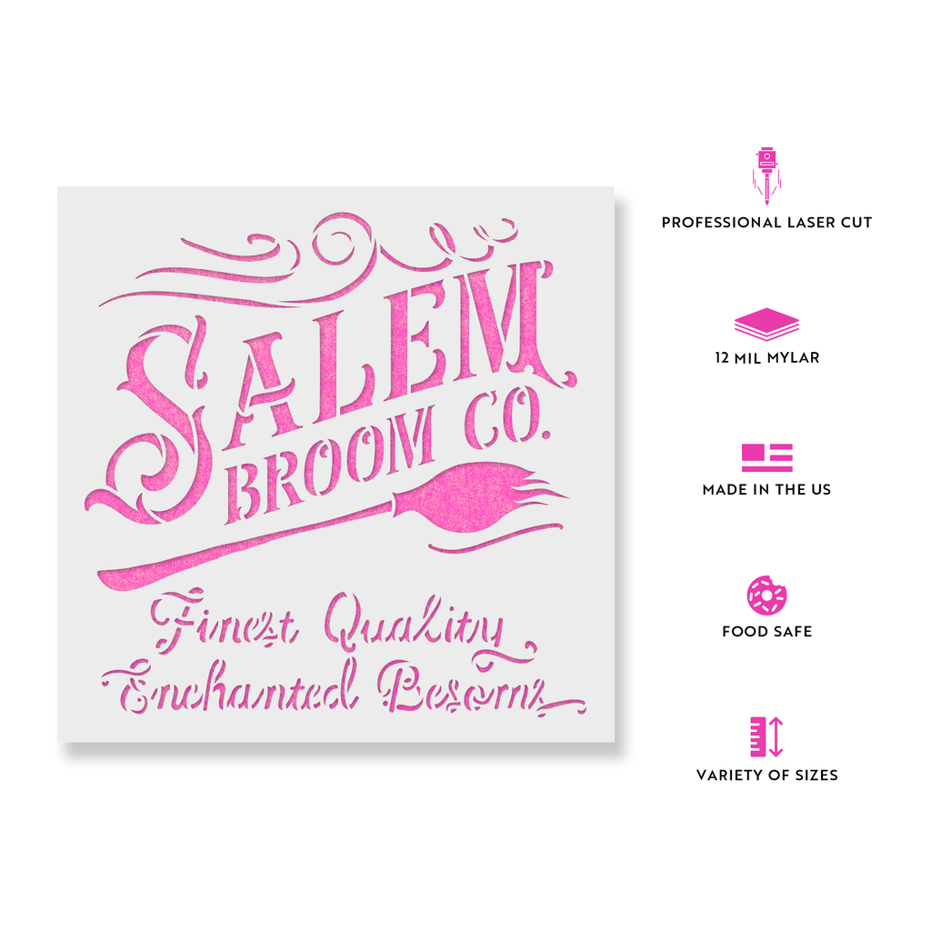 Salem Broom Co Stencils - Stencil Revolution