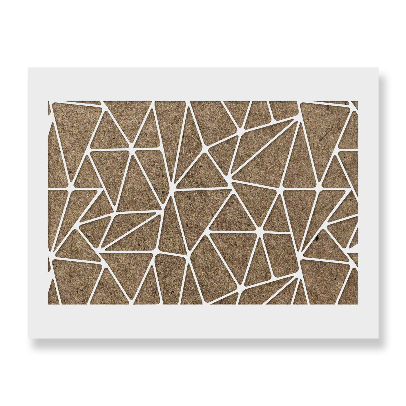 Shattered Geometric Pattern Wall Stencils - Stencil Revolution