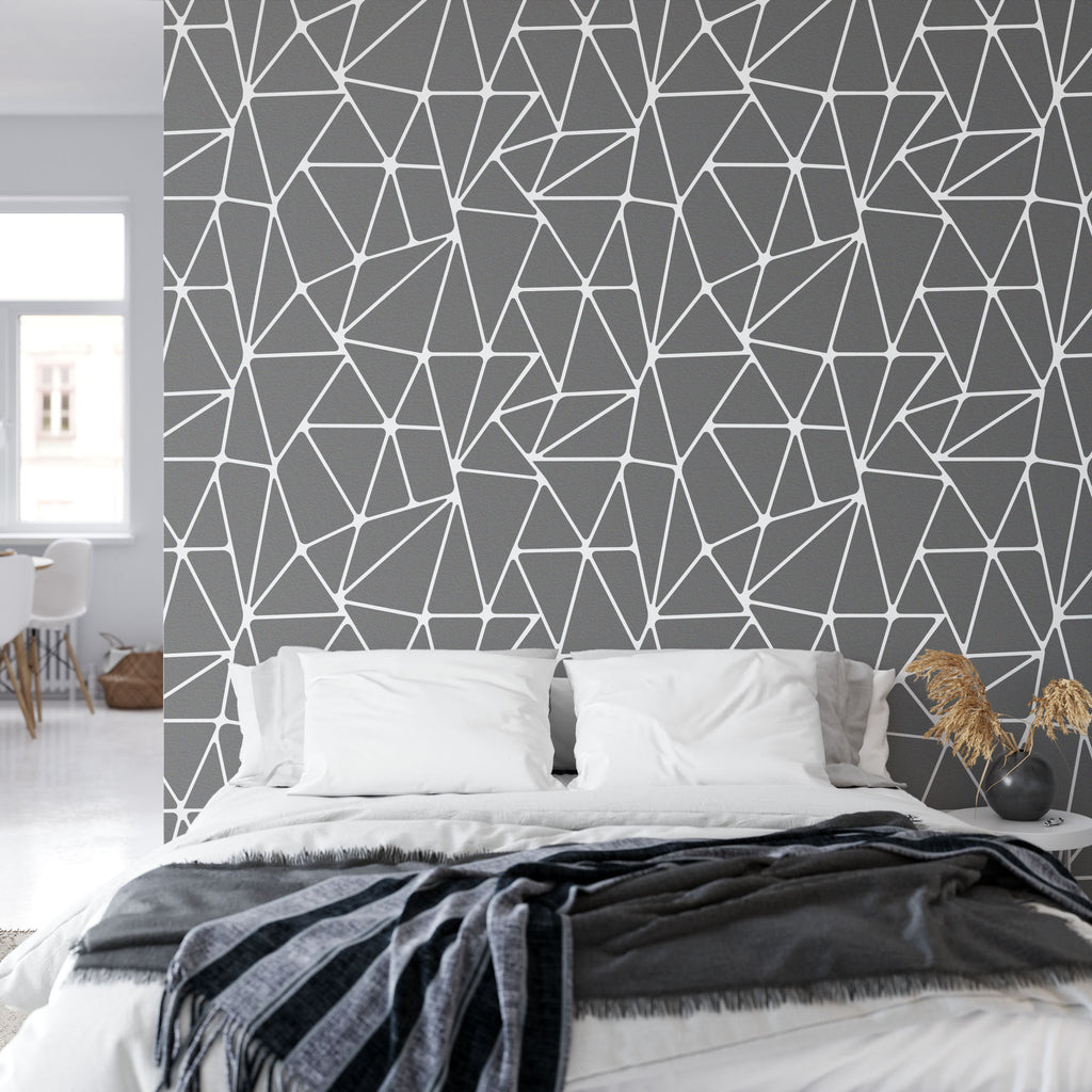 Geometric Wall Patterns DIY Geometric Accent Wall | Tru Food Love
