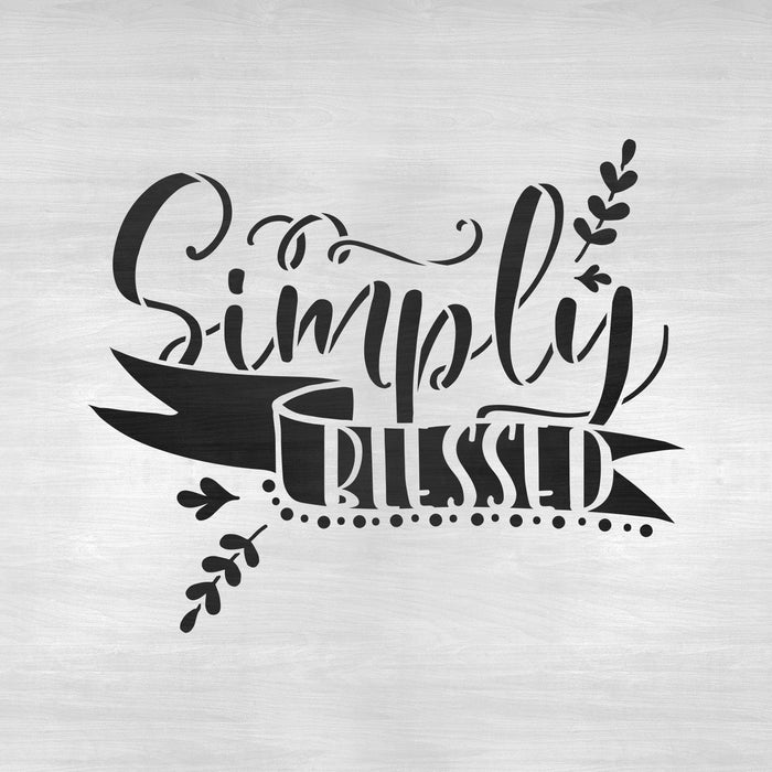 Simply Blessed Stencils - Stencil Revolution
