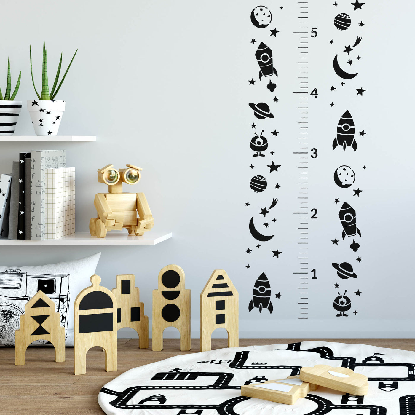 Space Growth Chart Stencils - Stencil Revolution