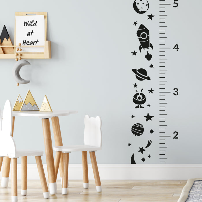 Space Growth Chart Stencils - Stencil Revolution