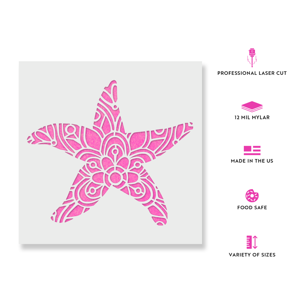 Starfish Stencils - Stencil Revolution