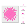 Sun Stencil - Reusable Stencil Design of the Sun Shining