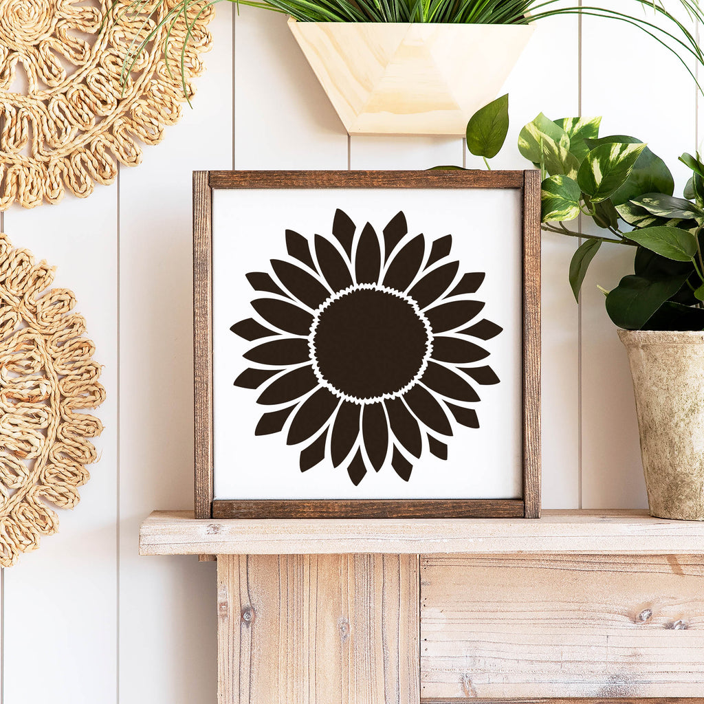 Sunflower Stencil - Create Sunflower 🌻 Decor - Sunflower Stencils