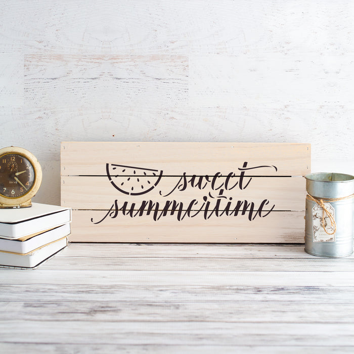 Sweet Summertime Stencils - Stencil Revolution