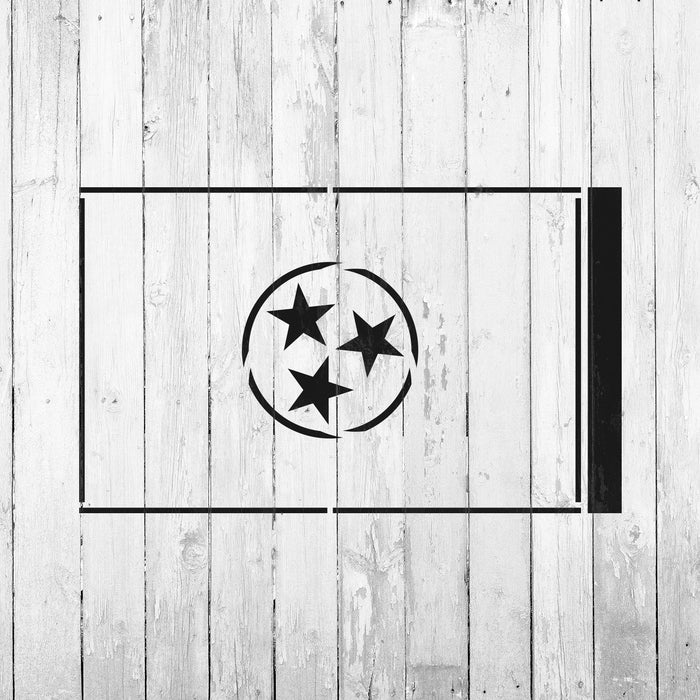 Tennessee State Flag Stencil for Crafting & DIY