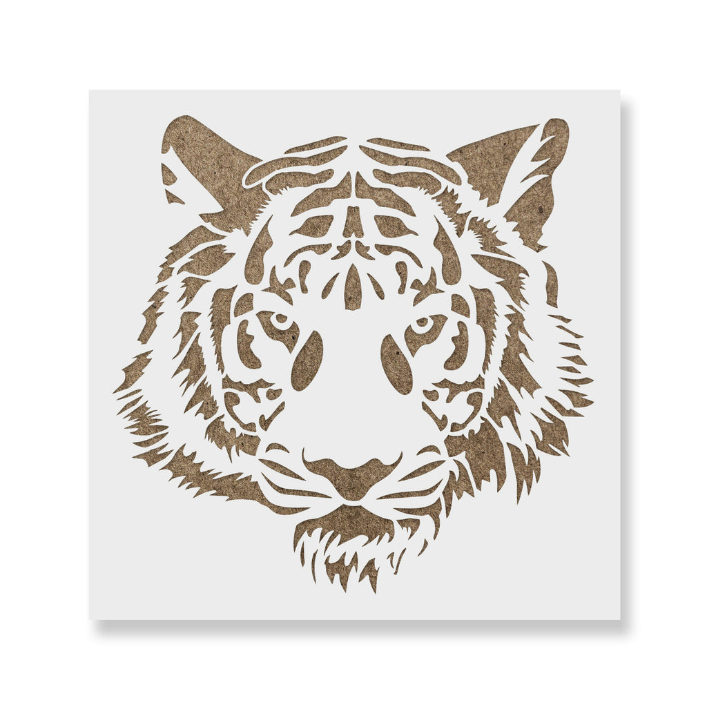 Tiger Stencil - Stencil for creating a tiger design