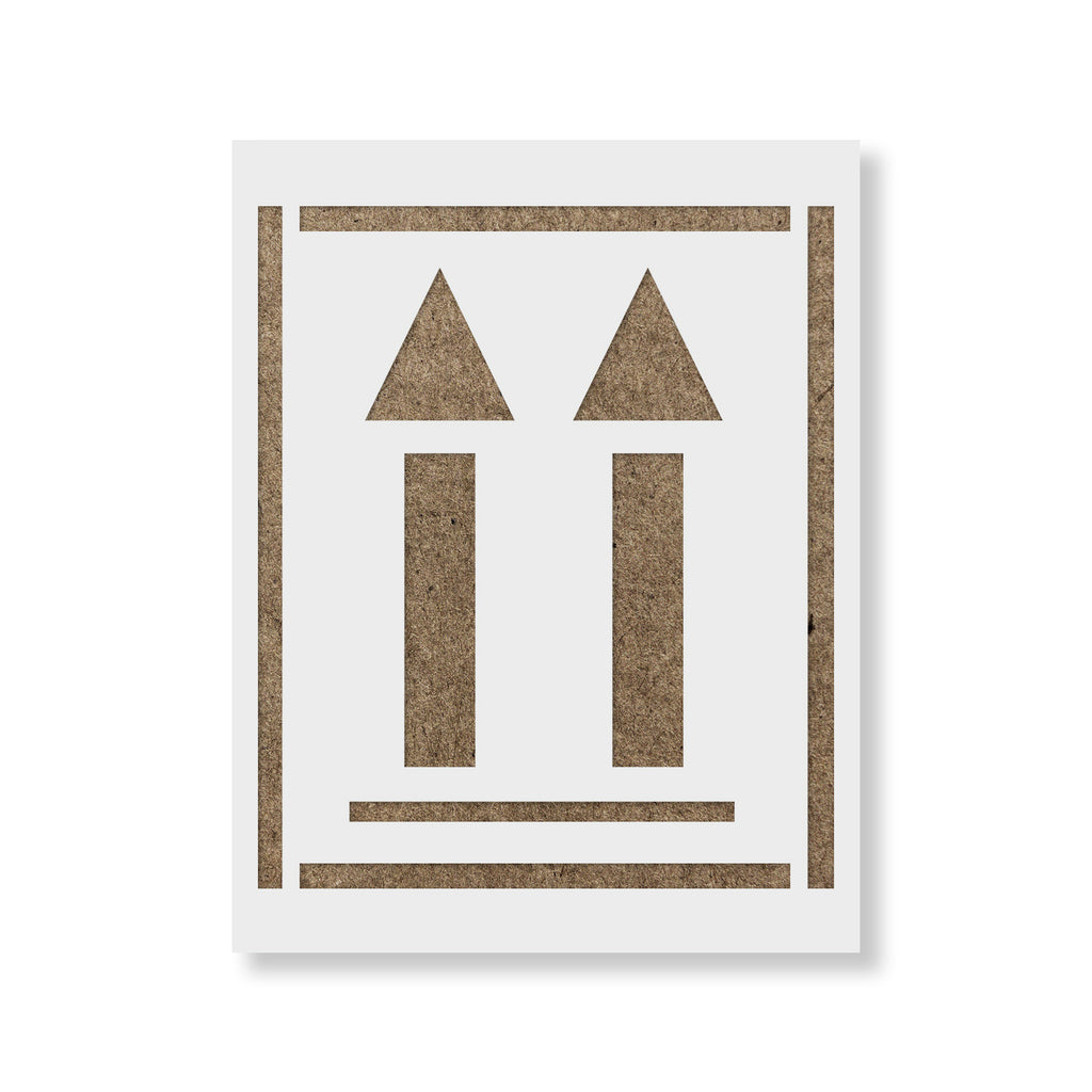 Up Arrow Stencils - Stencil Revolution
