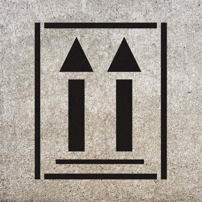 Up Arrow Stencils - Stencil Revolution